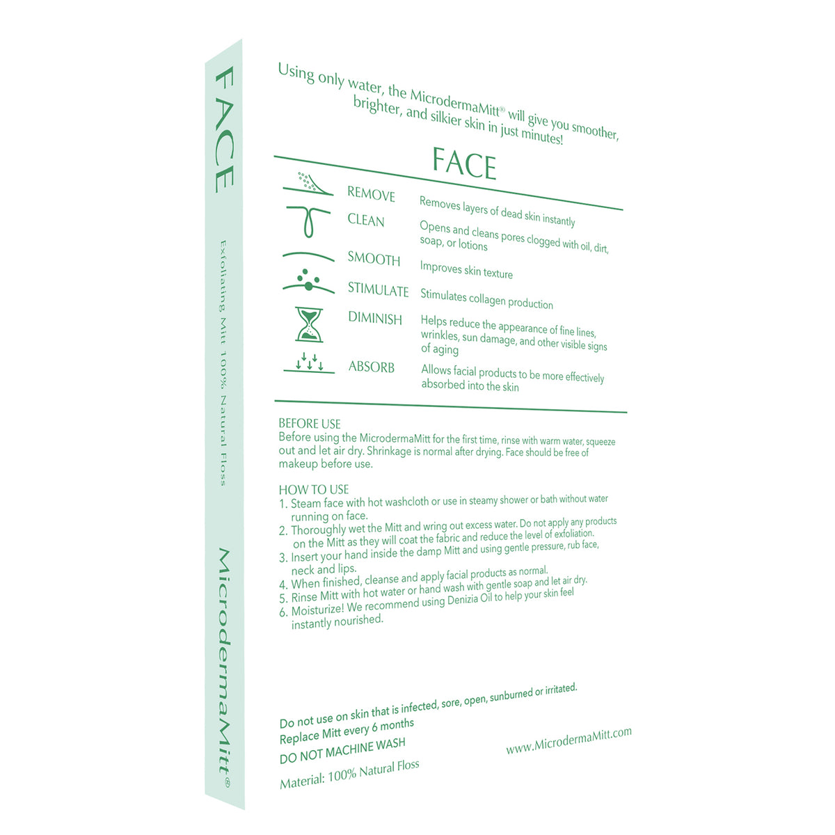 Exfoliating Face Mitt – MicrodermaMitt